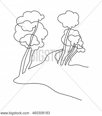 Landscape Park Path Vector & Photo (Free Trial) | Bigstock
