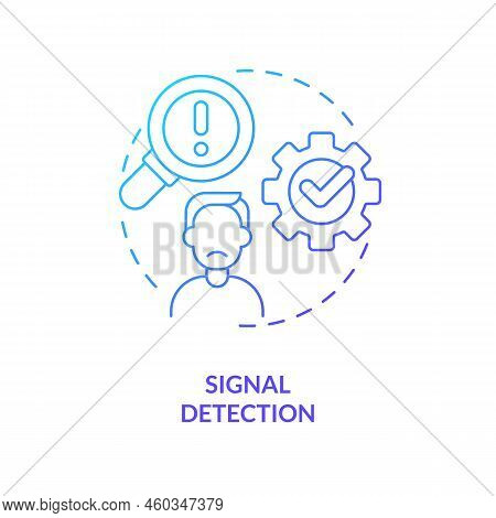 Signal Detection Blue Vector & Photo (Free Trial) | Bigstock