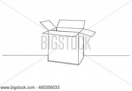 Cardboard Box Drawing Vector & Photo (Free Trial) | Bigstock