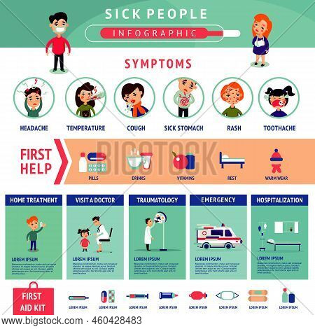 Sick People Vector & Photo (Free Trial) | Bigstock