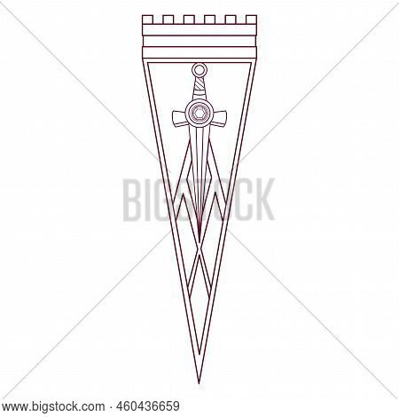 Isolated Draw Flag Vector & Photo (Free Trial) | Bigstock