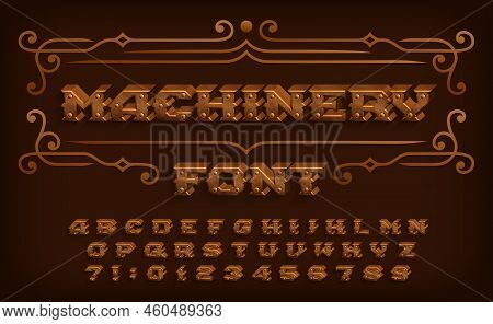 Machinery Alphabet Vector & Photo (Free Trial) | Bigstock