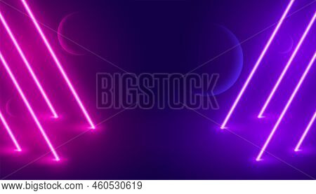 Beam Neon Glowing Vector & Photo (Free Trial) | Bigstock