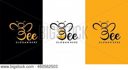 Letter B Bee Logo Vector & Photo (Free Trial) | Bigstock