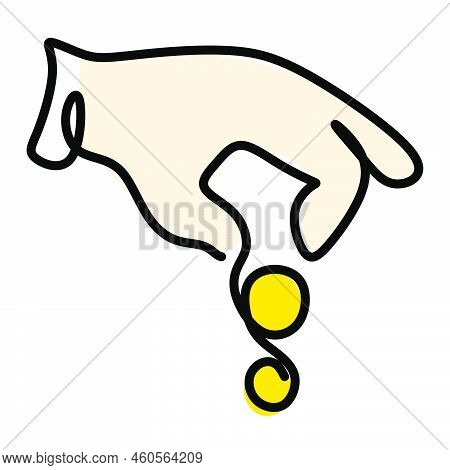 Hand Holding Coins. Vector & Photo (Free Trial) | Bigstock