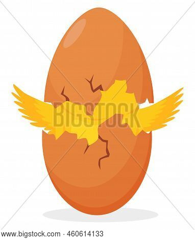 Chicken Hatching Egg Vector & Photo (Free Trial) | Bigstock