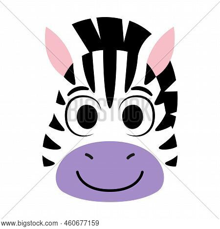 Isolated Zebra Happy Vector & Photo (Free Trial) | Bigstock