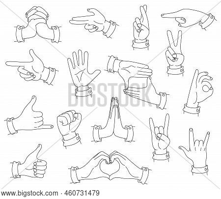 Big Set Hands Vector & Photo (Free Trial) | Bigstock