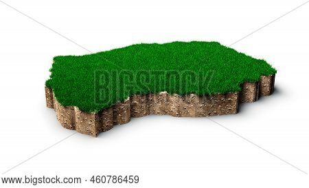 Lesotho Map Soil Land Image & Photo (Free Trial) | Bigstock