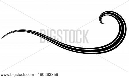 Swish Curve Line Vector & Photo (Free Trial) | Bigstock