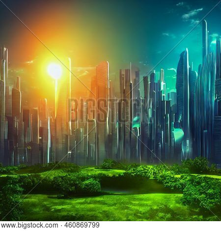 Green City Future. Eco Image & Photo (Free Trial) | Bigstock