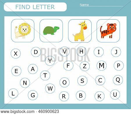 Find First Letter Vector & Photo (Free Trial) | Bigstock