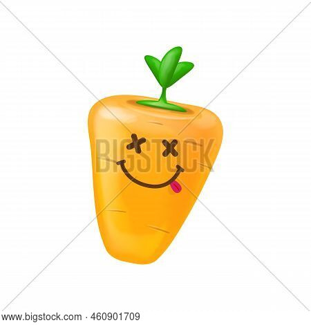 Cute Smiling Carrot Vector & Photo (Free Trial) | Bigstock