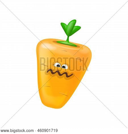 Cute Smiling Carrot Vector & Photo (Free Trial) | Bigstock