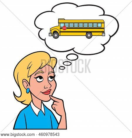 Girl Thinking About Vector & Photo (Free Trial) | Bigstock