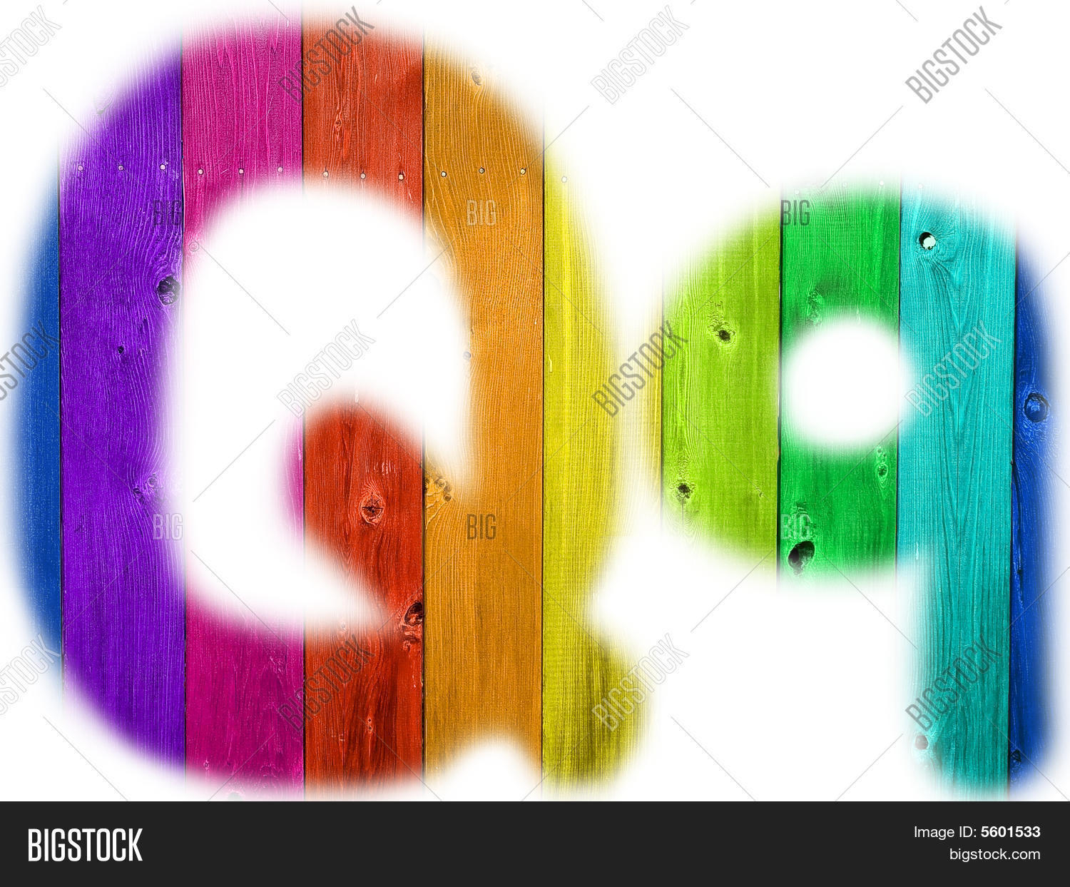 Letter Q Rainbow Image & Photo (Free Trial) | Bigstock