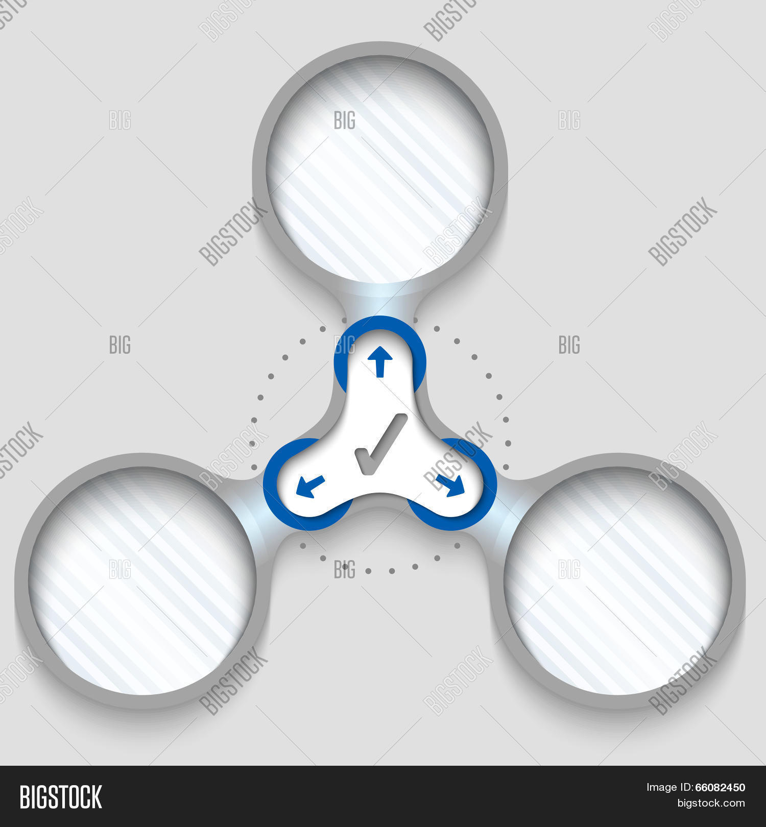 Three Connected Vector & Photo (Free Trial) | Bigstock