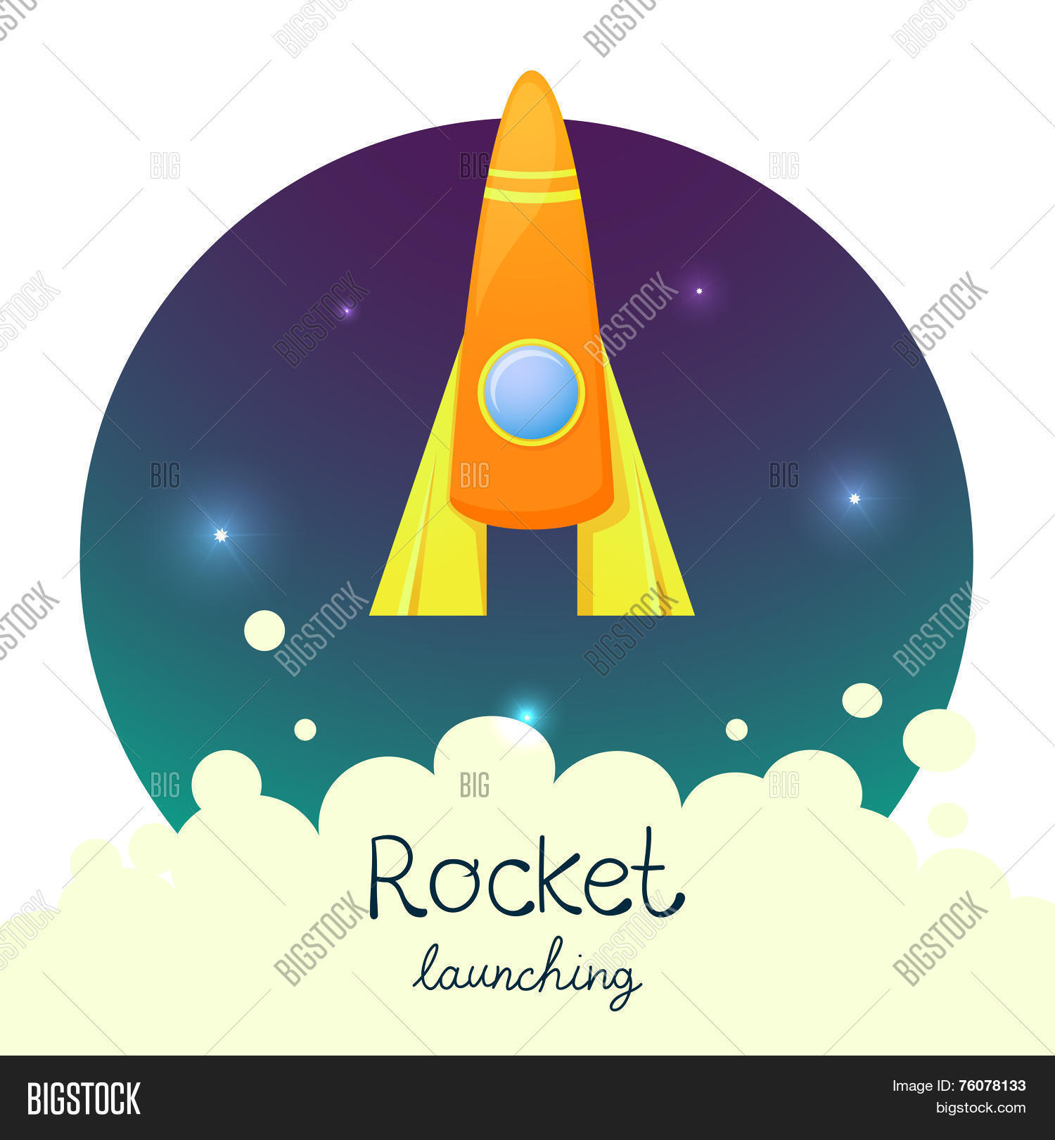 Cartoon Rocket 3D Vector & Photo (Free Trial) | Bigstock
