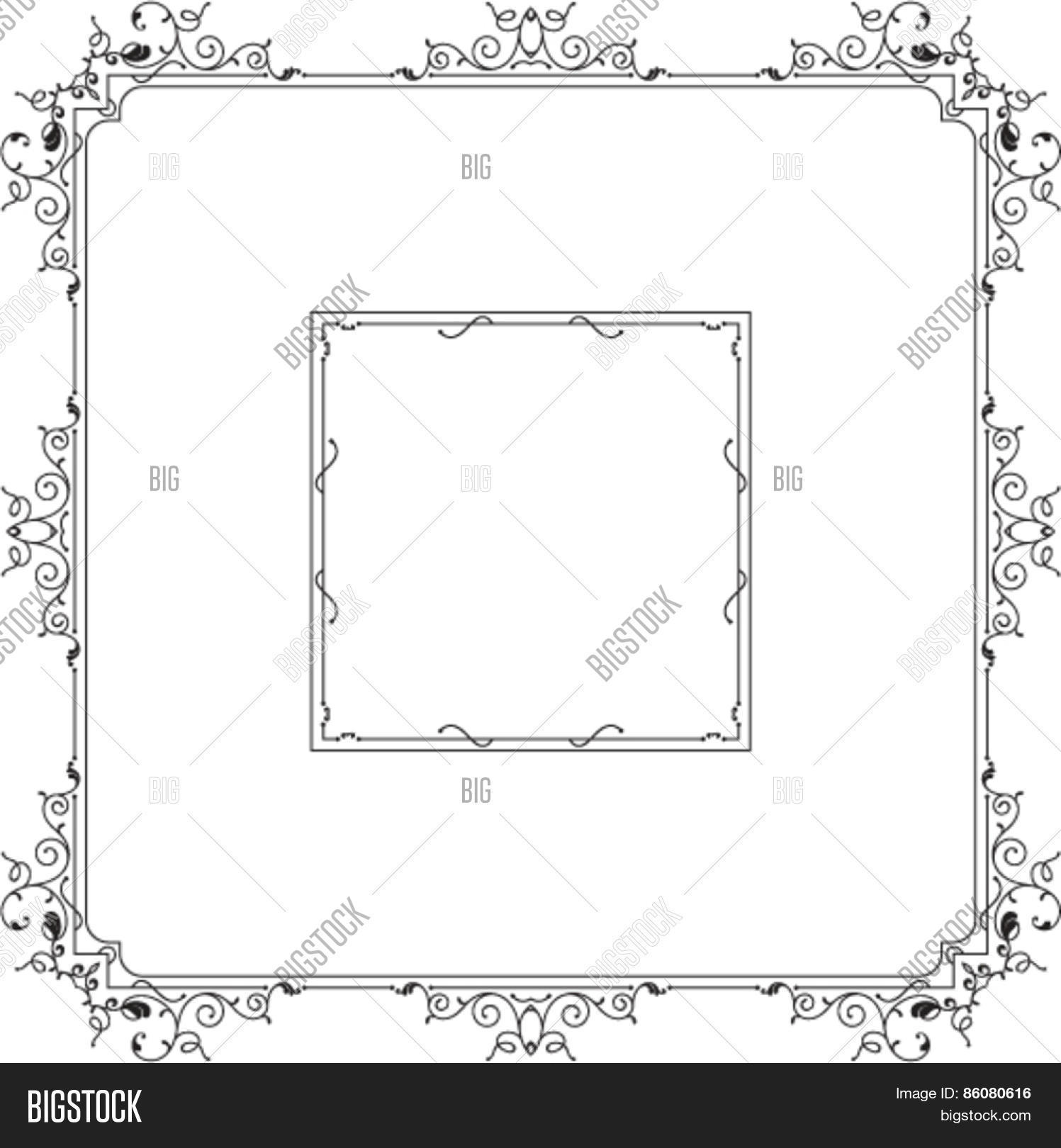 Frame Border Design Vector & Photo (Free Trial) | Bigstock