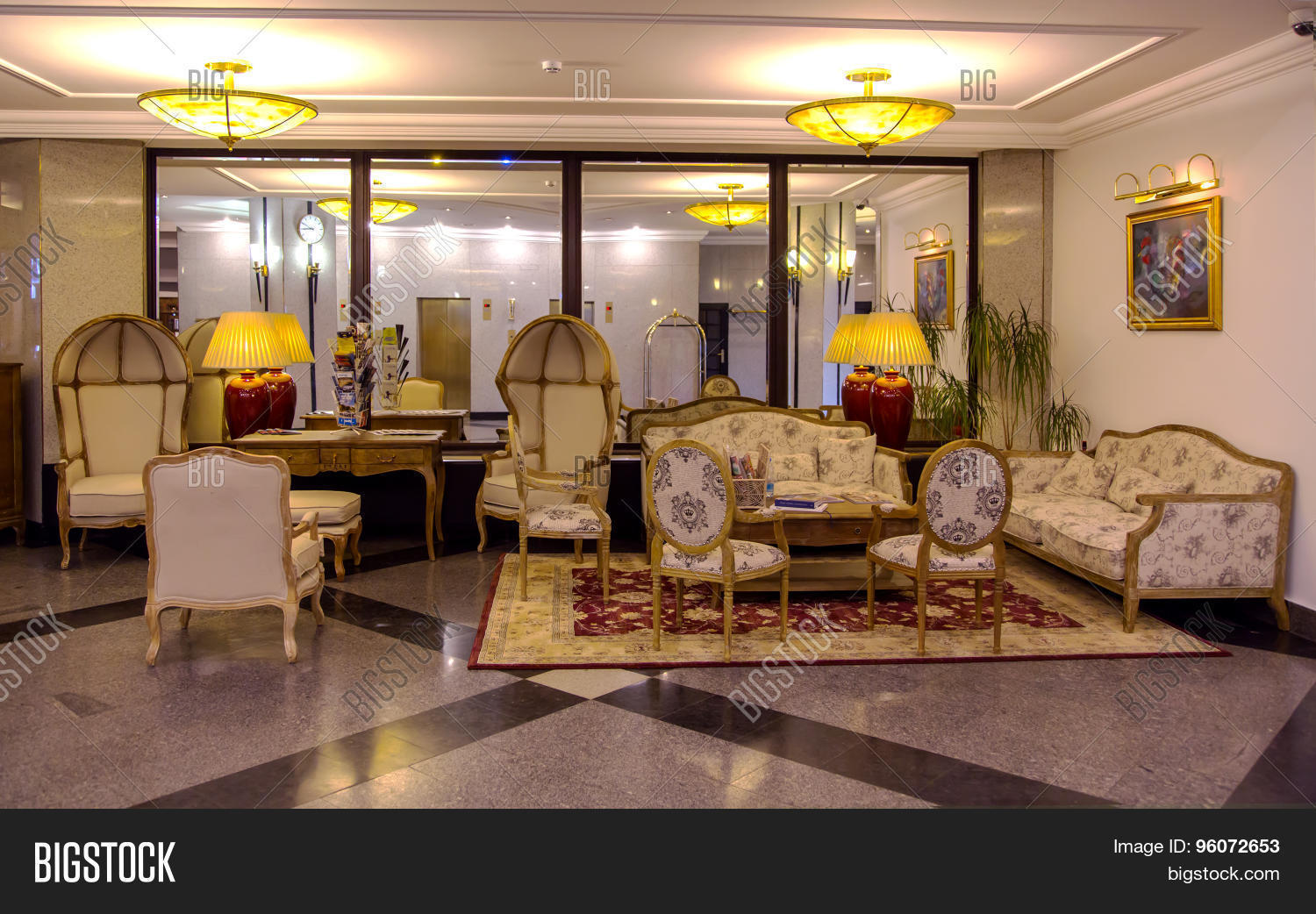 Vintage Hotel Interior Image & Photo (Free Trial) | Bigstock