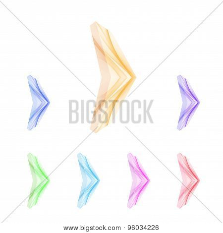 Colorful Arrow Sign Vector & Photo (Free Trial) | Bigstock