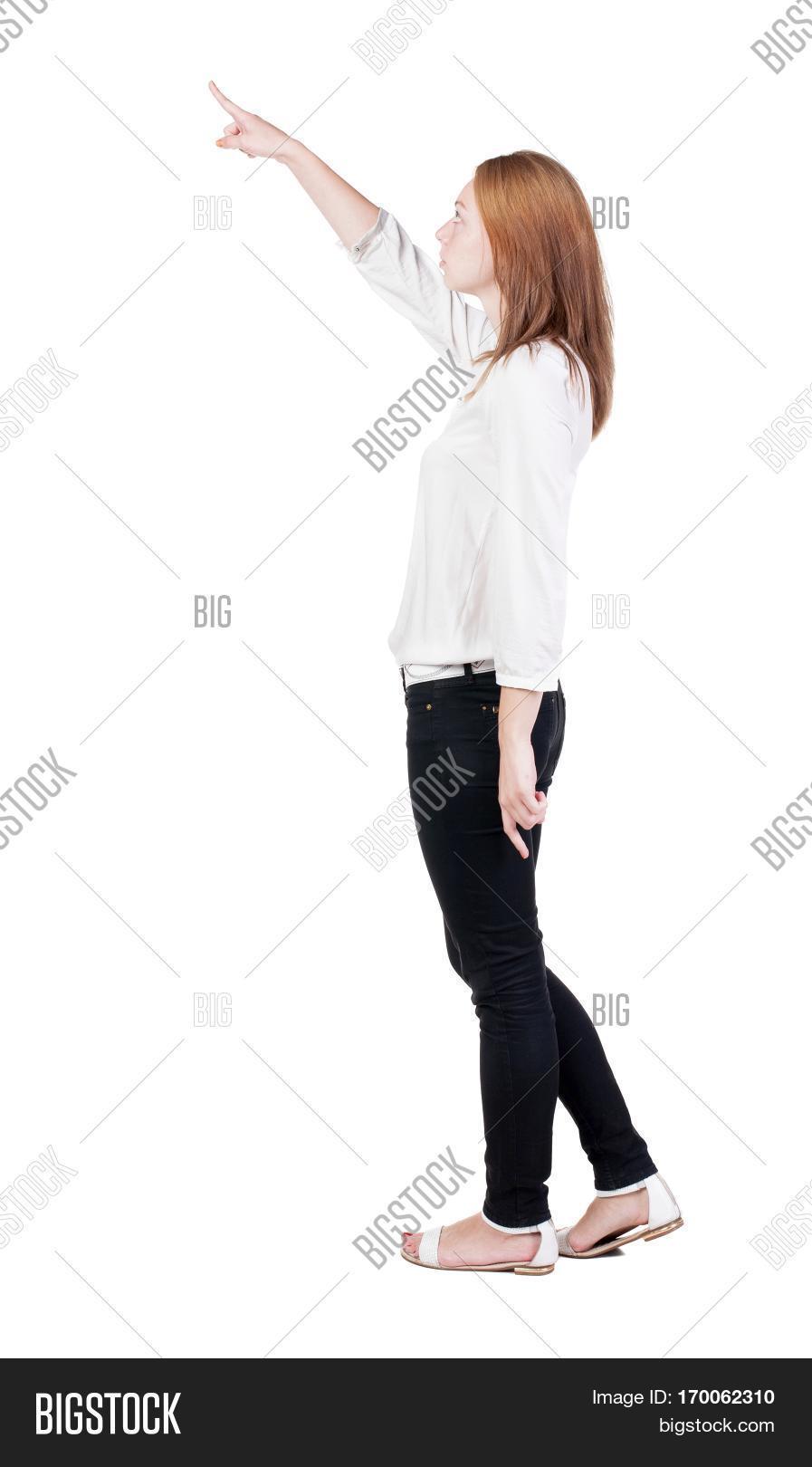 Back View Pointing Image & Photo (Free Trial) | Bigstock