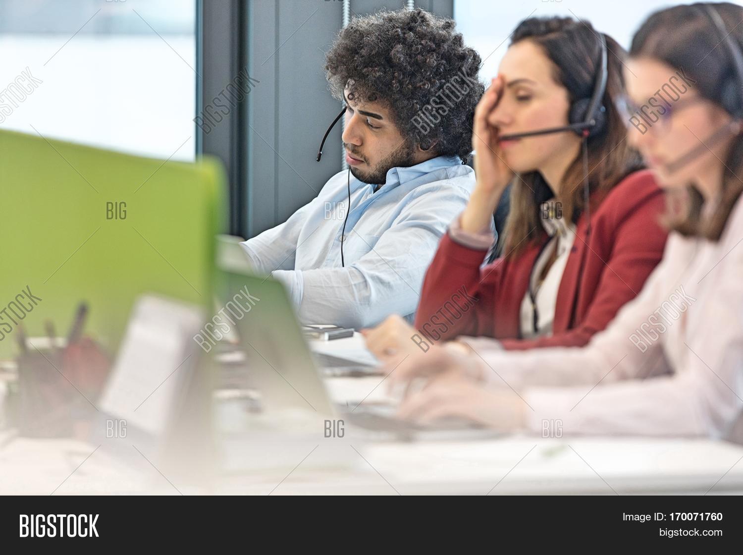 Tired Male Customer Image & Photo (Free Trial) | Bigstock