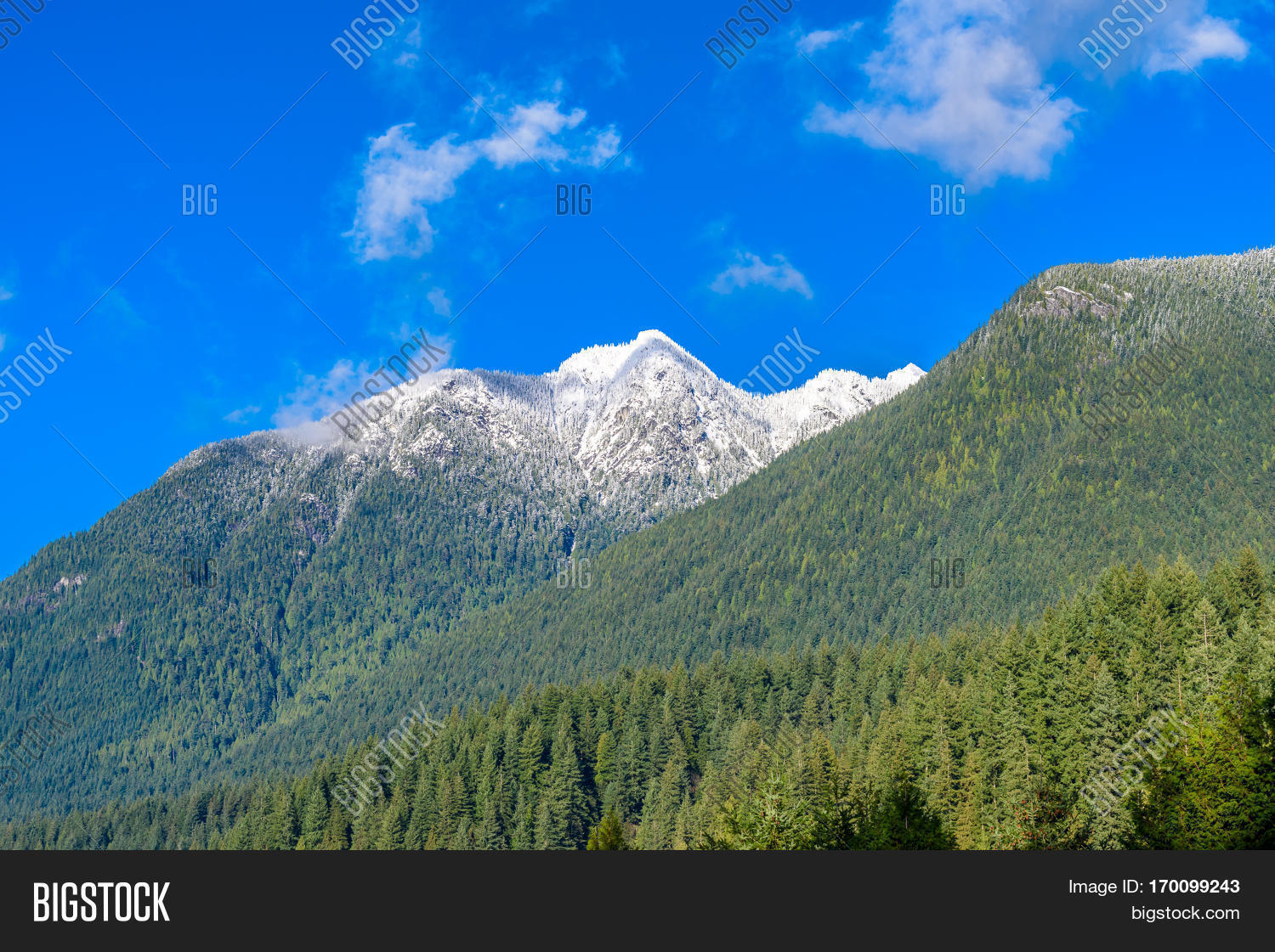 Two Snow Mountains Image & Photo (Free Trial) | Bigstock