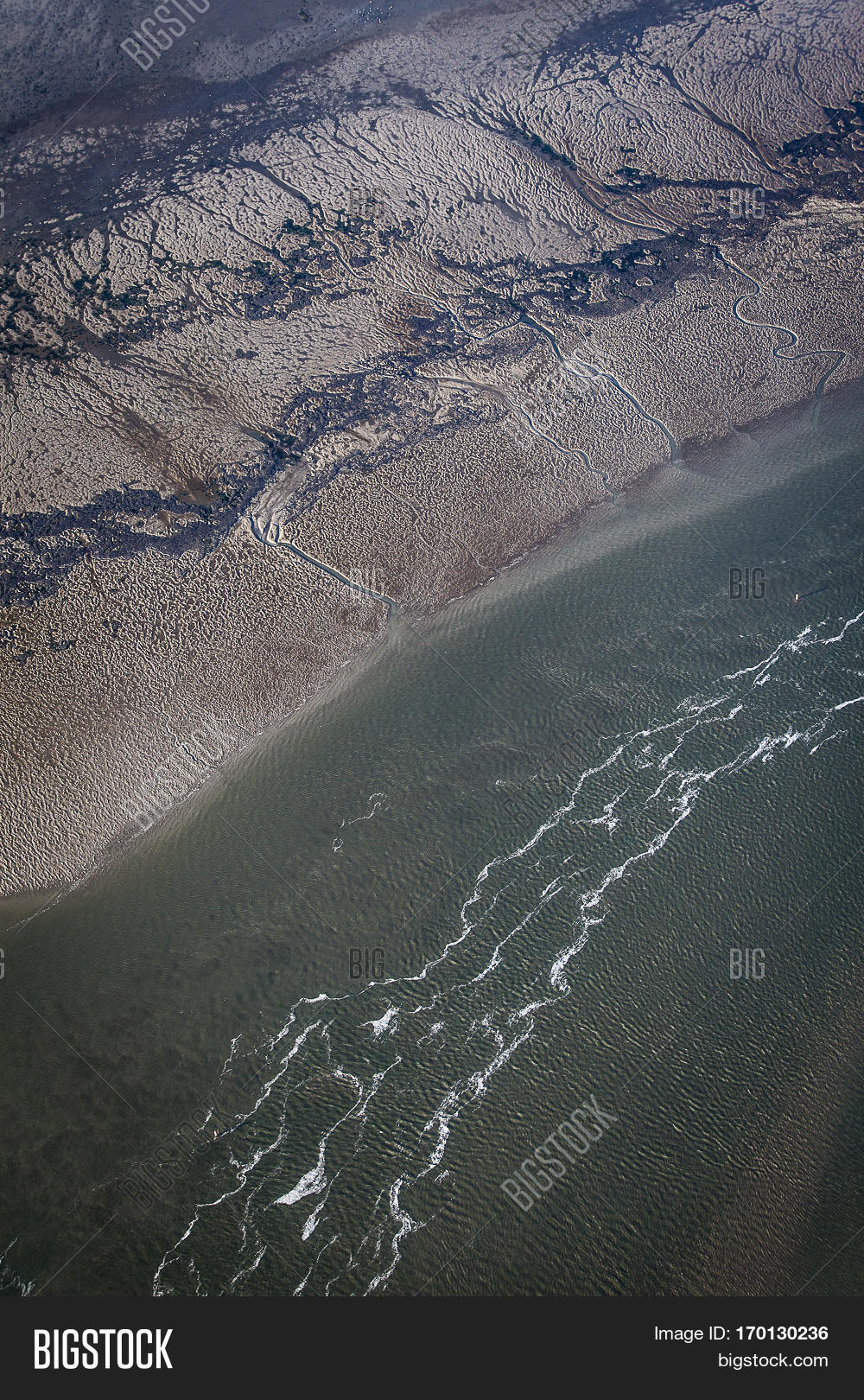 Aerial View Estuary Image & Photo (Free Trial) | Bigstock