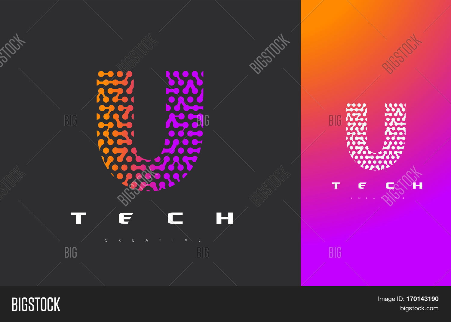 U Letter Logo Science Vector & Photo (Free Trial) | Bigstock