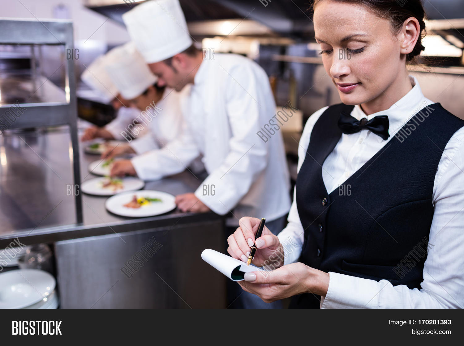 Waitress Notepad Image & Photo (Free Trial) | Bigstock