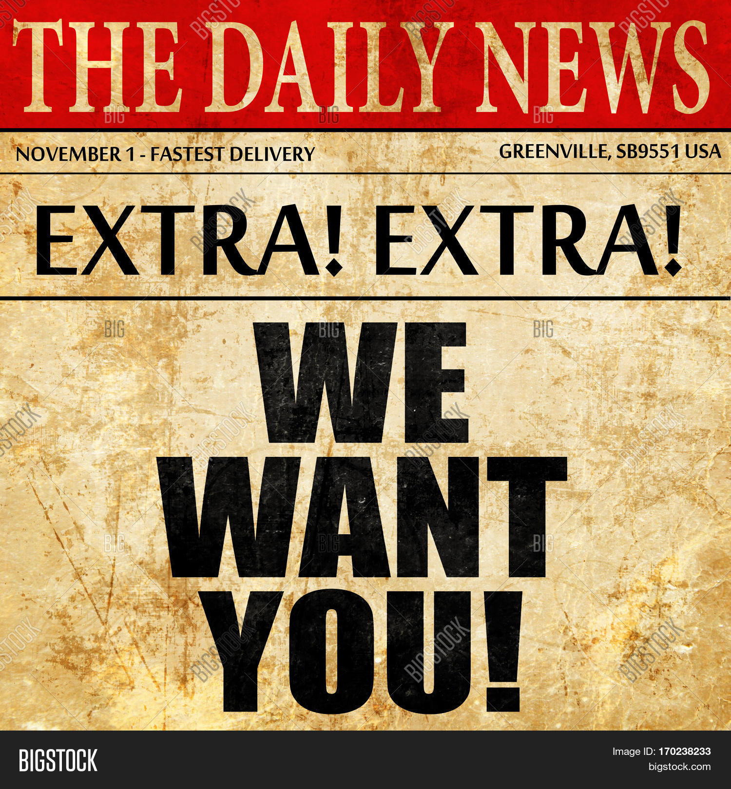 We Want You!, Image & Photo (Free Trial) | Bigstock