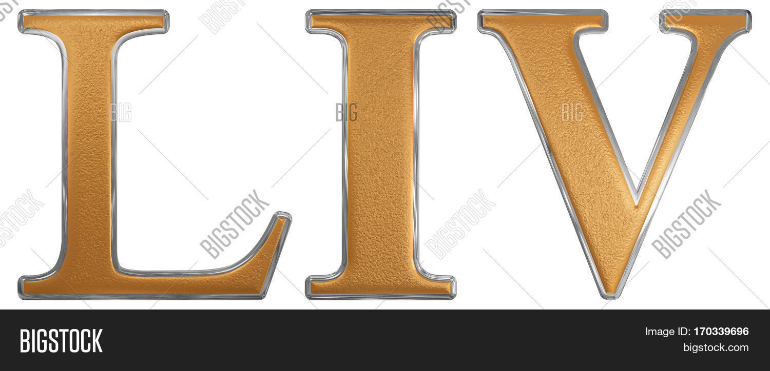 Roman Numeral Liv, Image & Photo (Free Trial) | Bigstock