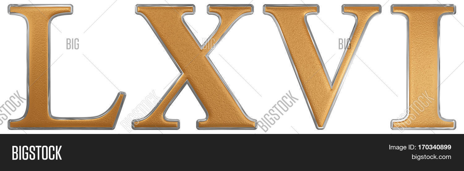 Roman Numeral Lxvi, Image & Photo (Free Trial) | Bigstock