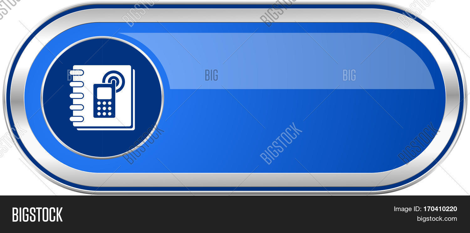 Phonebook Long Blue Image & Photo (Free Trial) | Bigstock