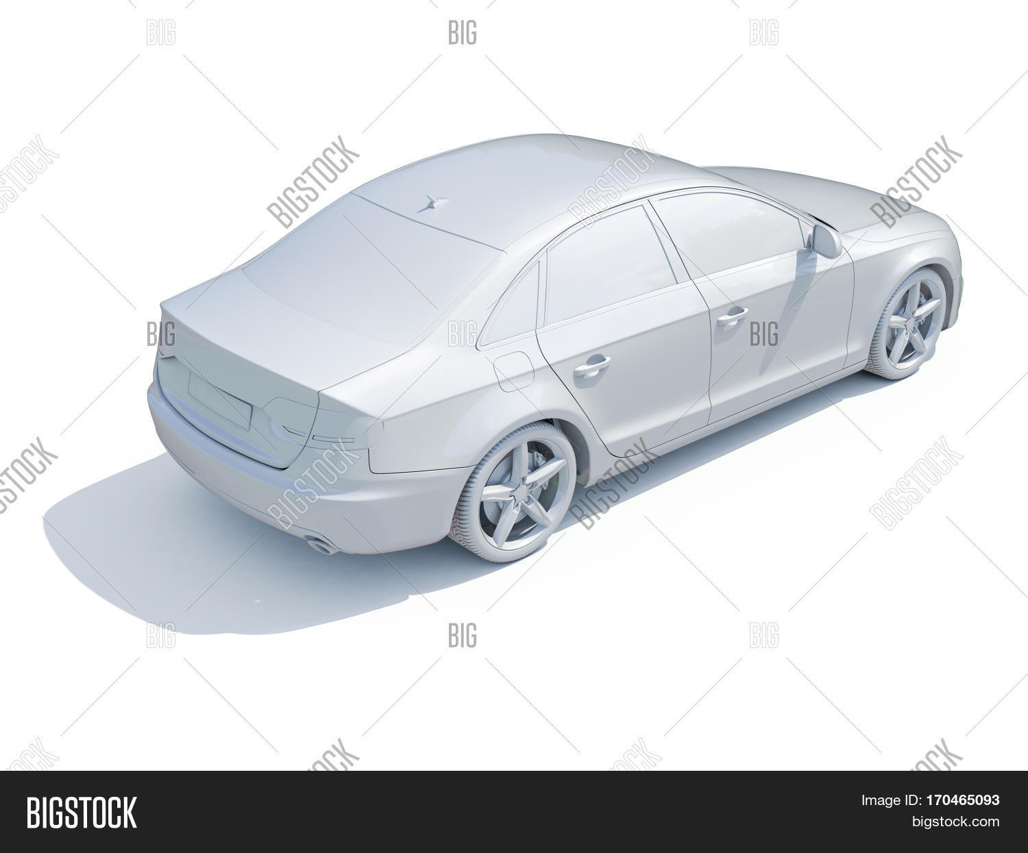 3d Render: Car White Image & Photo (Free Trial) | Bigstock