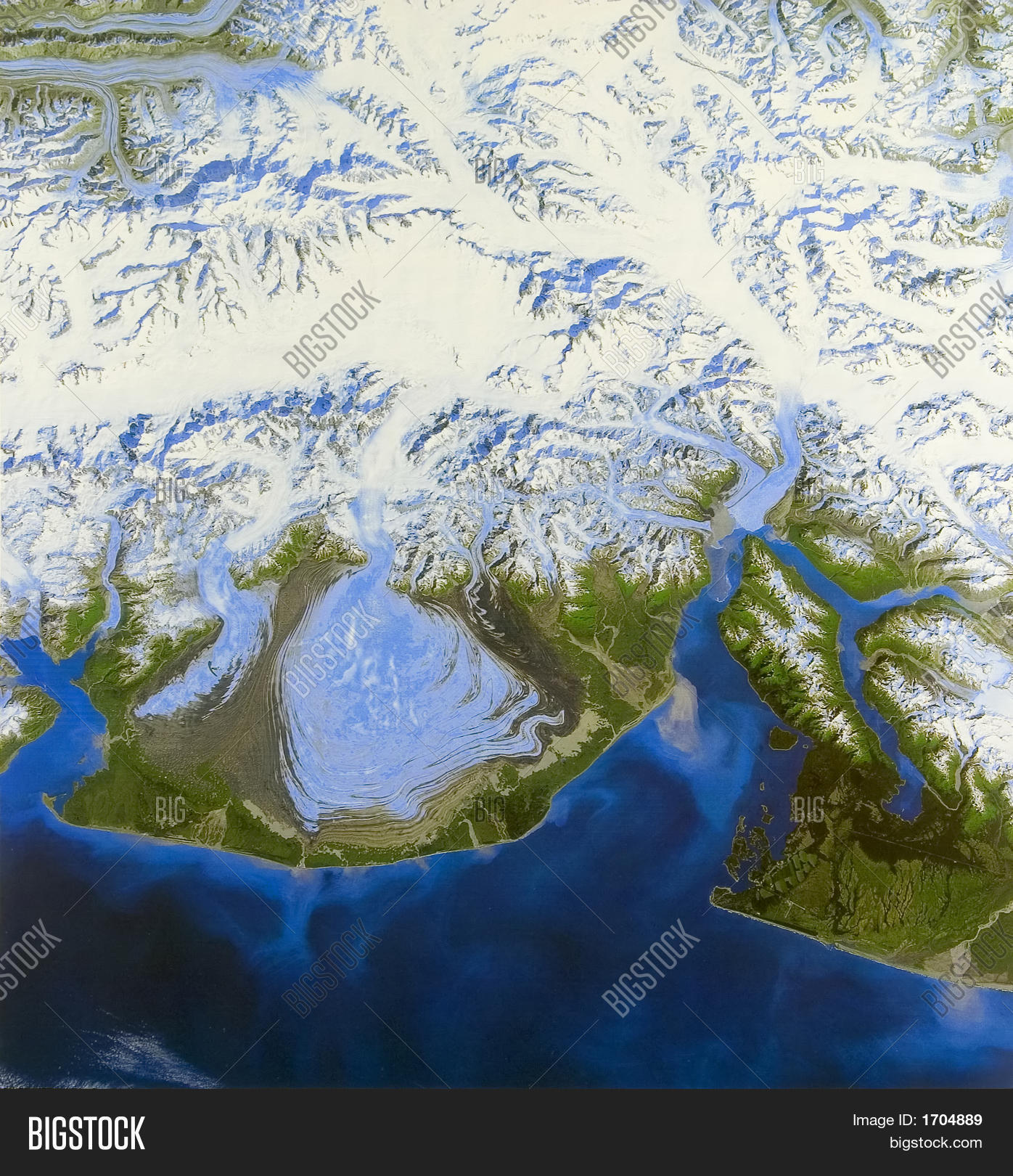 Alaska Glacier Space Image & Photo (Free Trial) | Bigstock