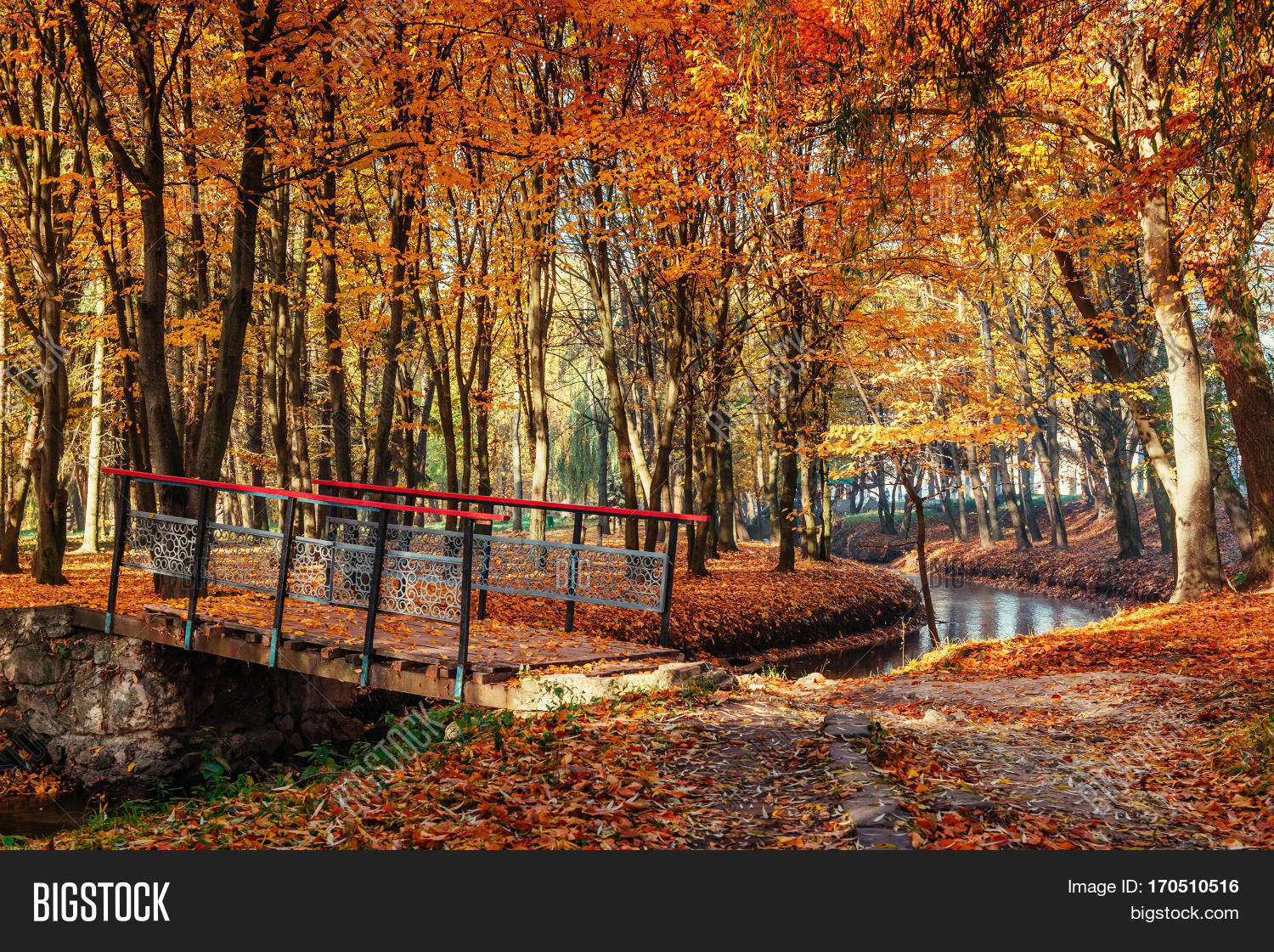 Walk Way Bridge Over Image & Photo (Free Trial) | Bigstock