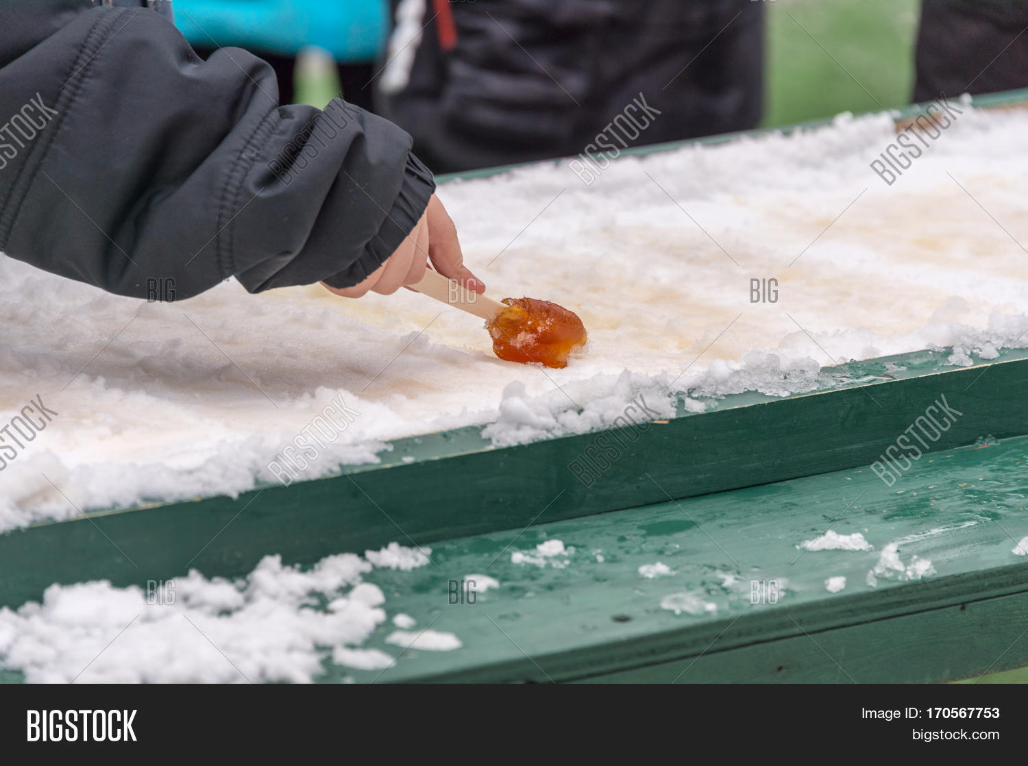 Maple Taffy On Snow Image & Photo (Free Trial) | Bigstock