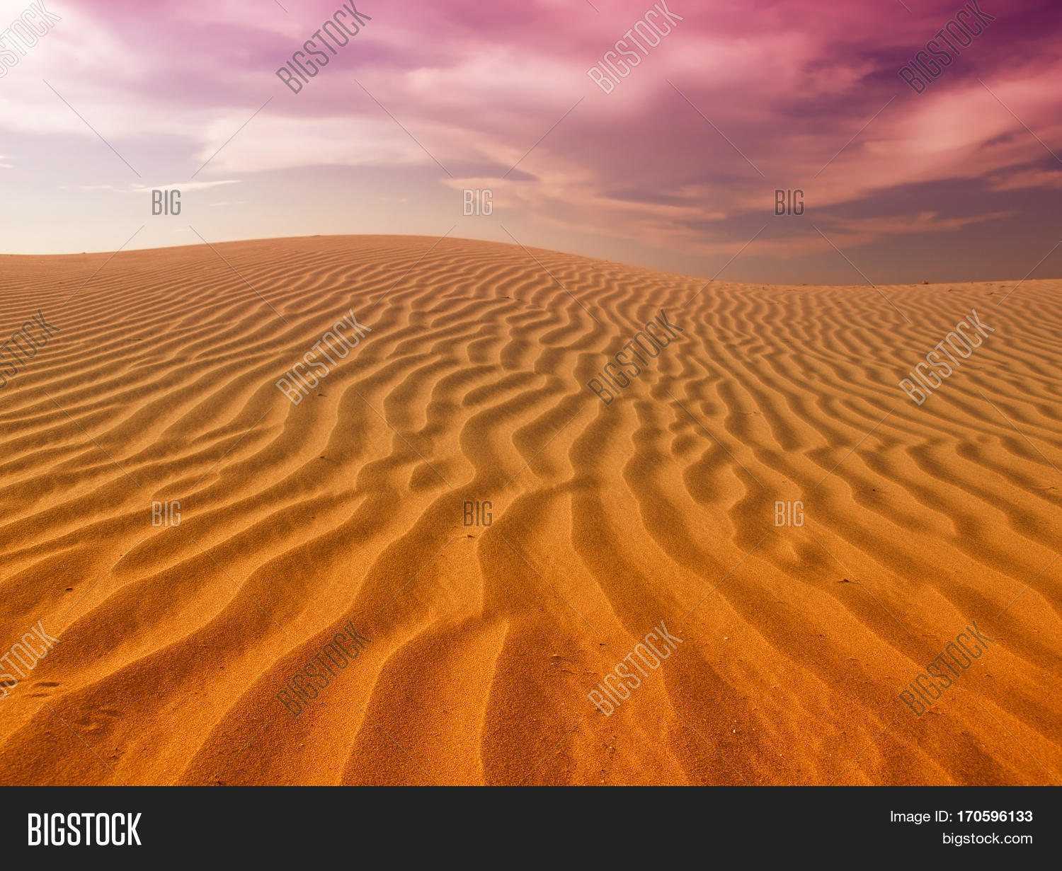 Sunset Over Sahara Image & Photo (Free Trial) | Bigstock