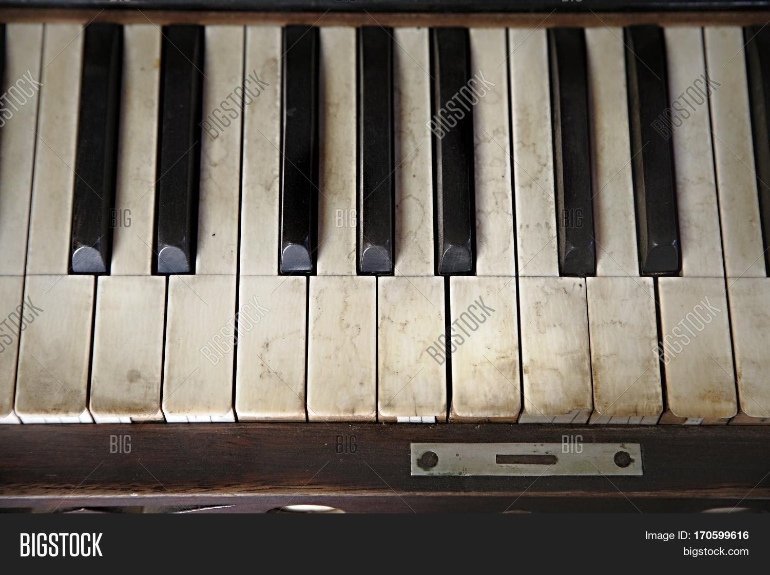 Old Piano Faded Keys Image & Photo (Free Trial) | Bigstock