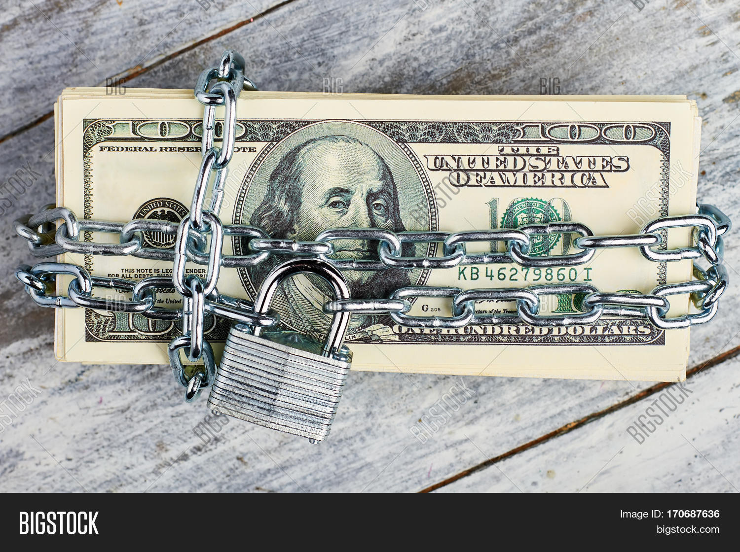 Locked Dollars On Image & Photo (Free Trial) | Bigstock