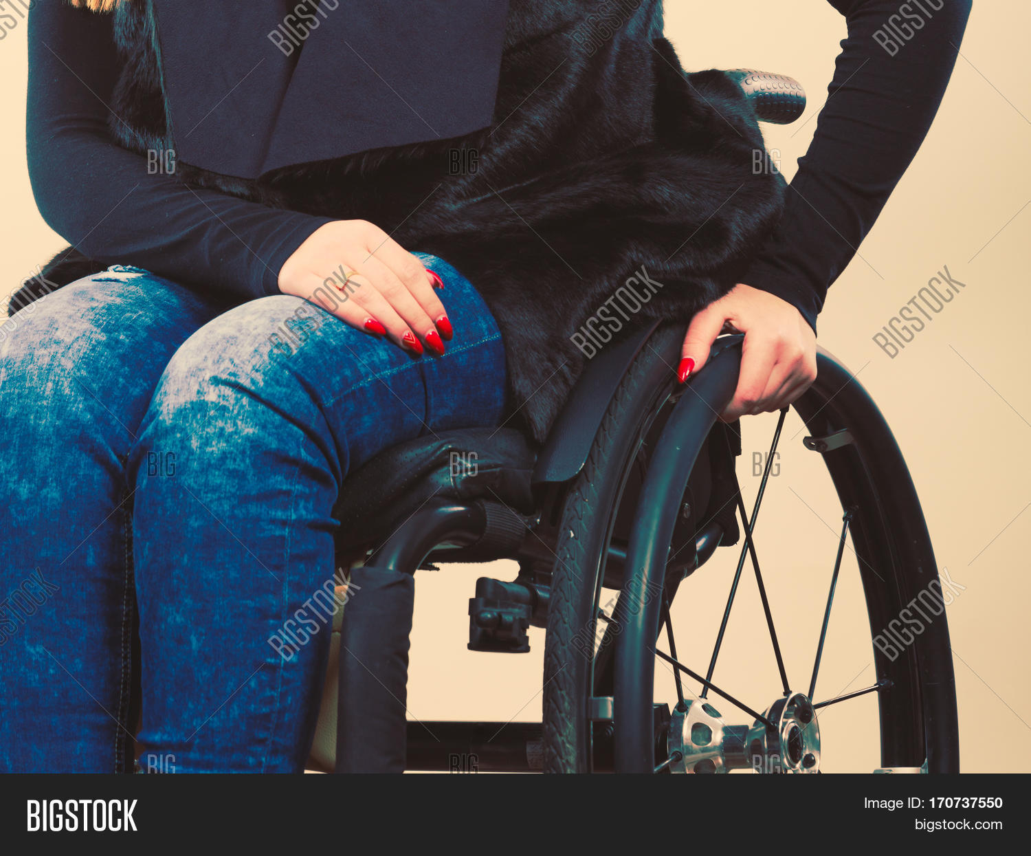 Disabled Young Girl On Image & Photo (Free Trial) | Bigstock