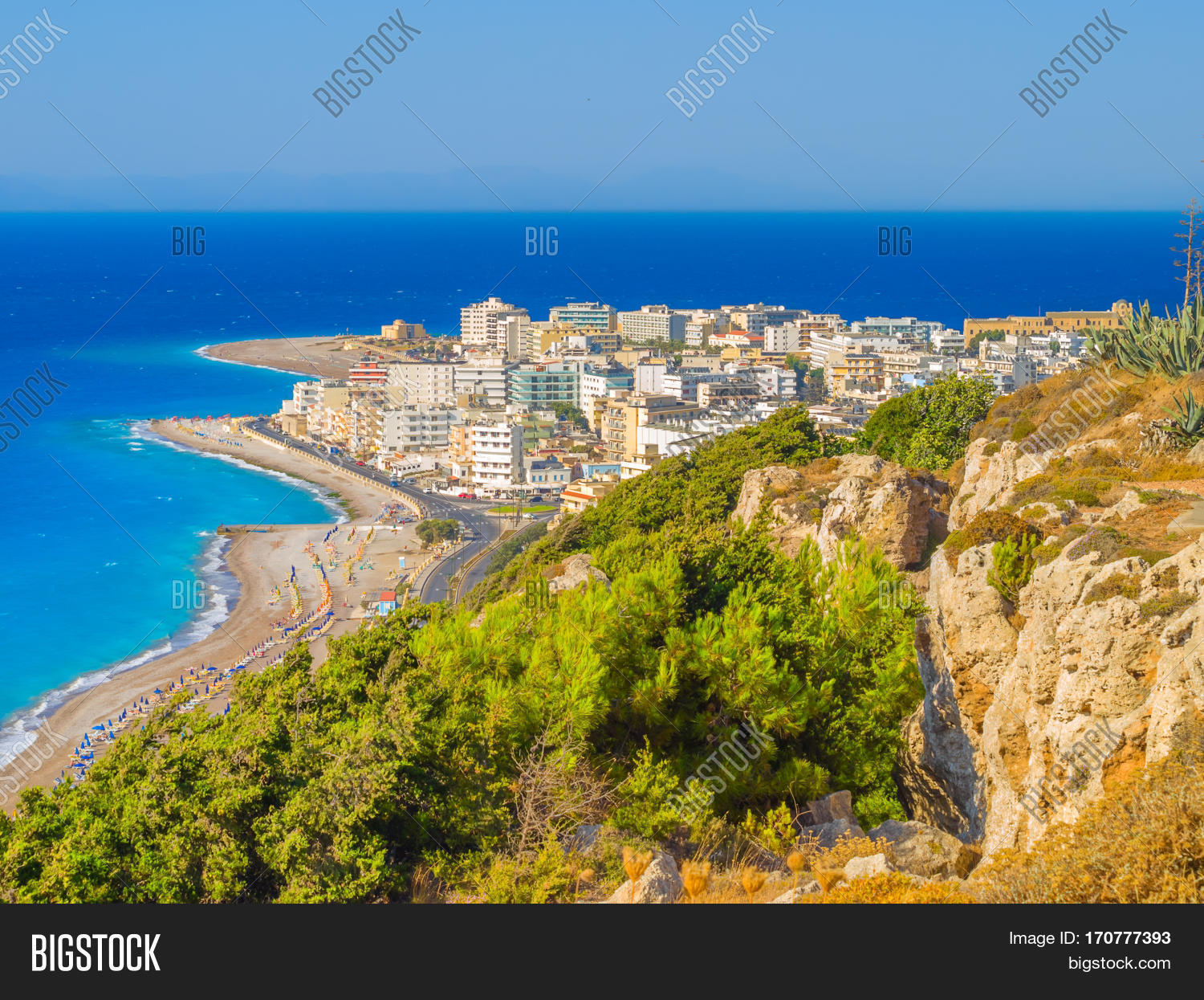 Rhodes Town Windy Image & Photo (Free Trial) | Bigstock