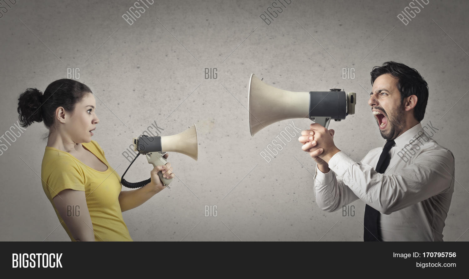 Couple Shuting Each Image & Photo (Free Trial) | Bigstock