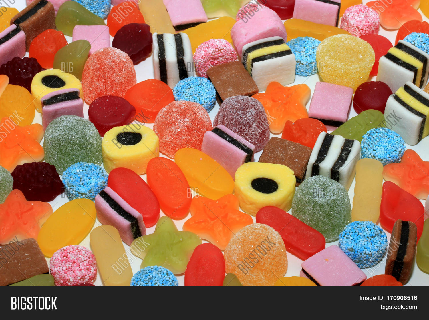 Candy Different Shapes Image & Photo (Free Trial) | Bigstock