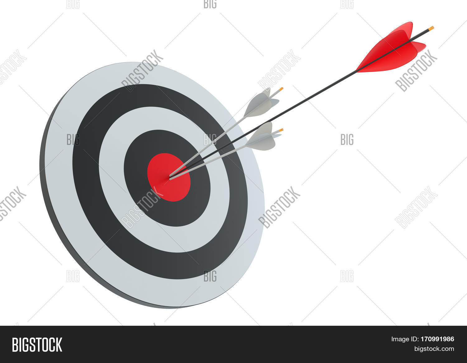 Arrows Archery Target Image & Photo (Free Trial) | Bigstock