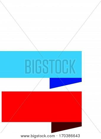 Blue Red Ribbon Vector & Photo (Free Trial) | Bigstock
