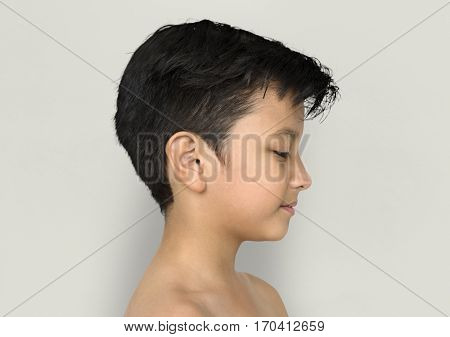 Little Boy Side View Image & Photo (Free Trial) | Bigstock