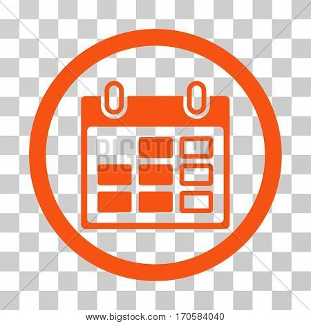 Calendar Week Rounded Vector & Photo (Free Trial) | Bigstock